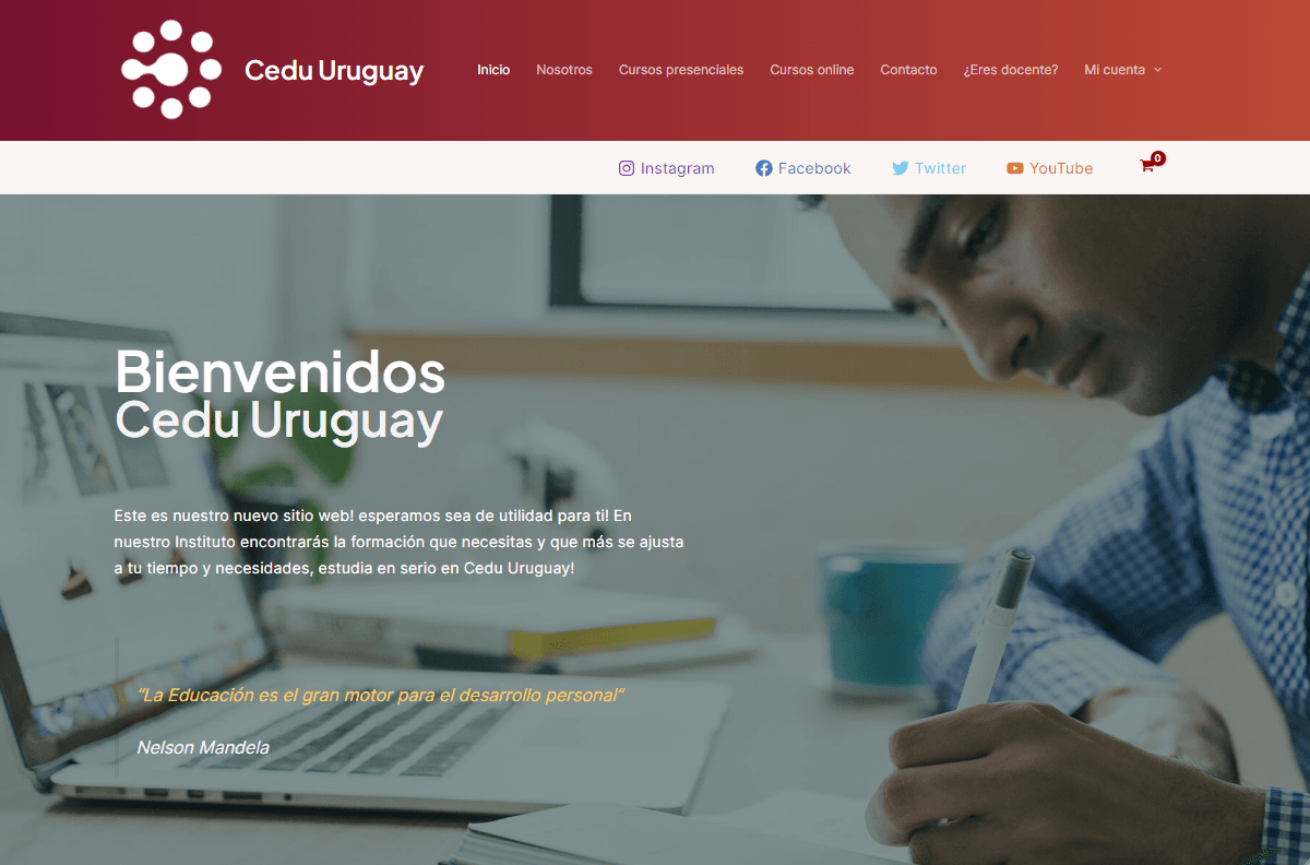 Ingreso a plataforma - Cedu Uruguay